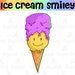 Smiley Face SVG Ice Cream Smiley Vintage Trendy Smileys Emoji Cut-files Png, Svg, Dxf, Eps, Pdf ...