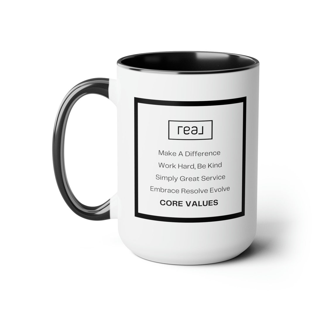 Core Value Mugs - New Real Logo Two-tone Coffee Mugs, 15oz - Etsy