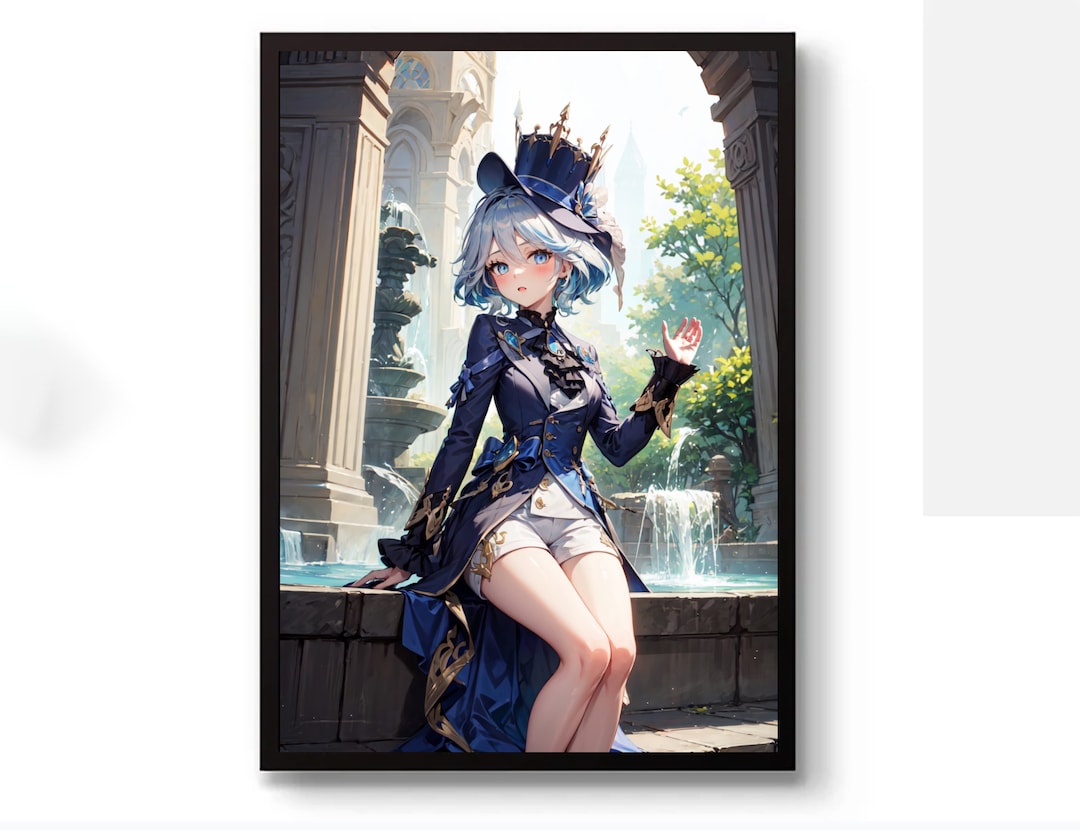 Furina Genshin Impact Poster Genshin Impact Print Anime Poster - Etsy ...