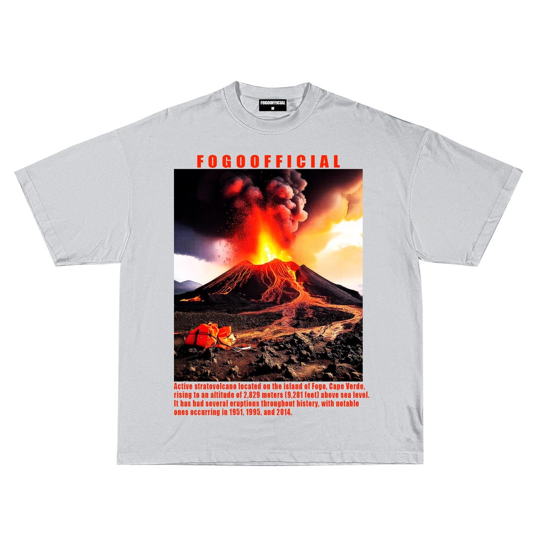VOLCANO Oversize Tshirt FOGOOFFICIAL - Etsy