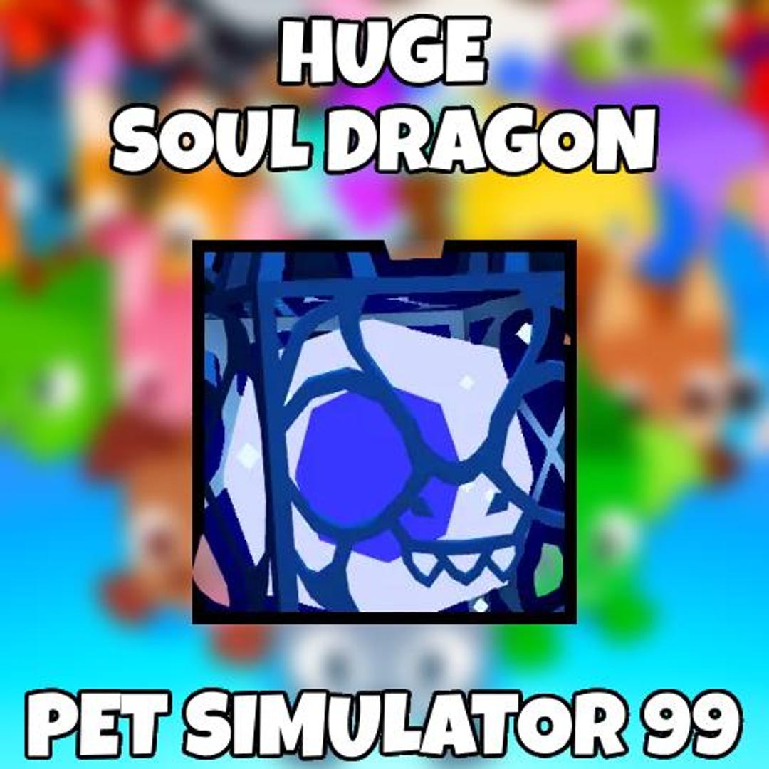 Huge Soul Dragon Pet Simulator 99 Pet Sim 99 - Etsy
