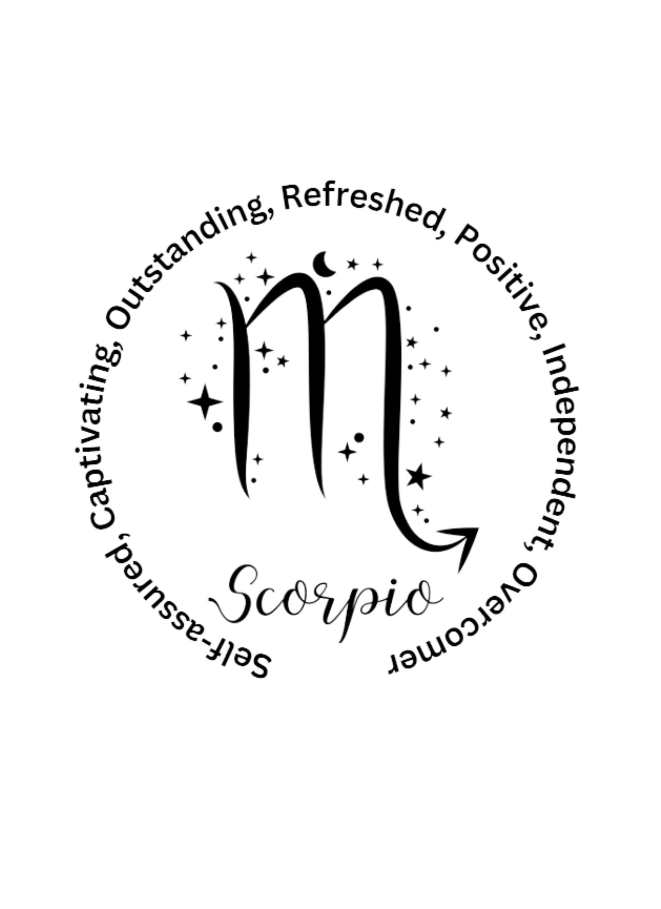 Unique Scorpio Zodiac Printable Art | DIY Home Decor | Astrological ...