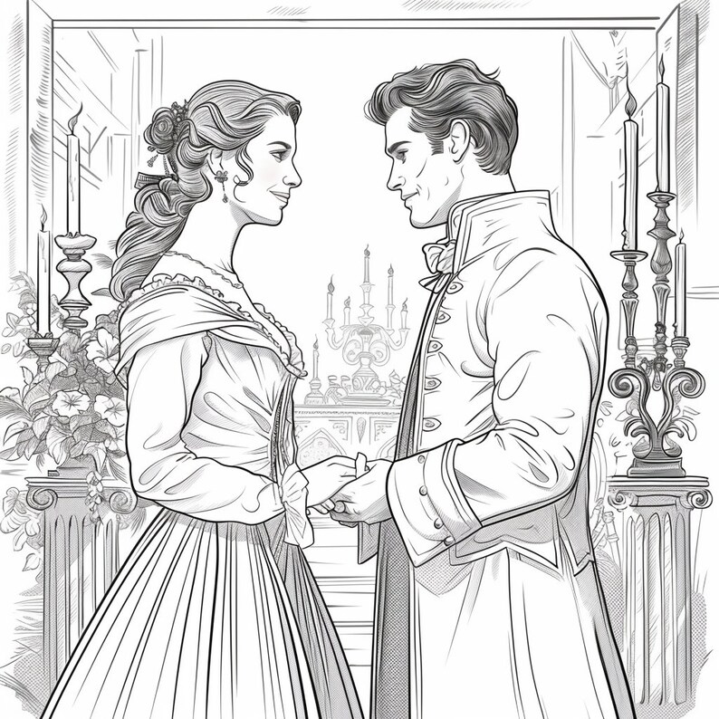 The World of Jane Austen Printable Coloring Sheets Regency Coloring ...