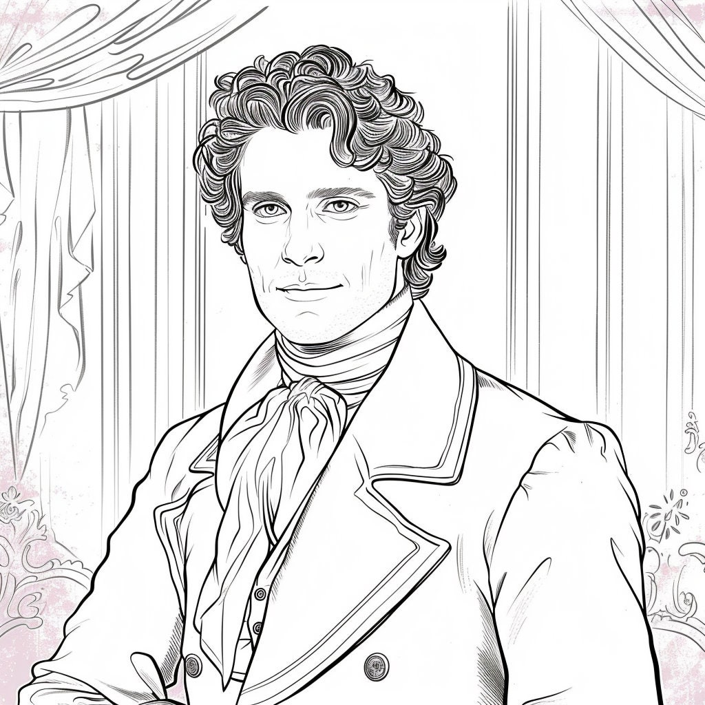 The World of Jane Austen Printable Coloring Sheets Regency Coloring ...
