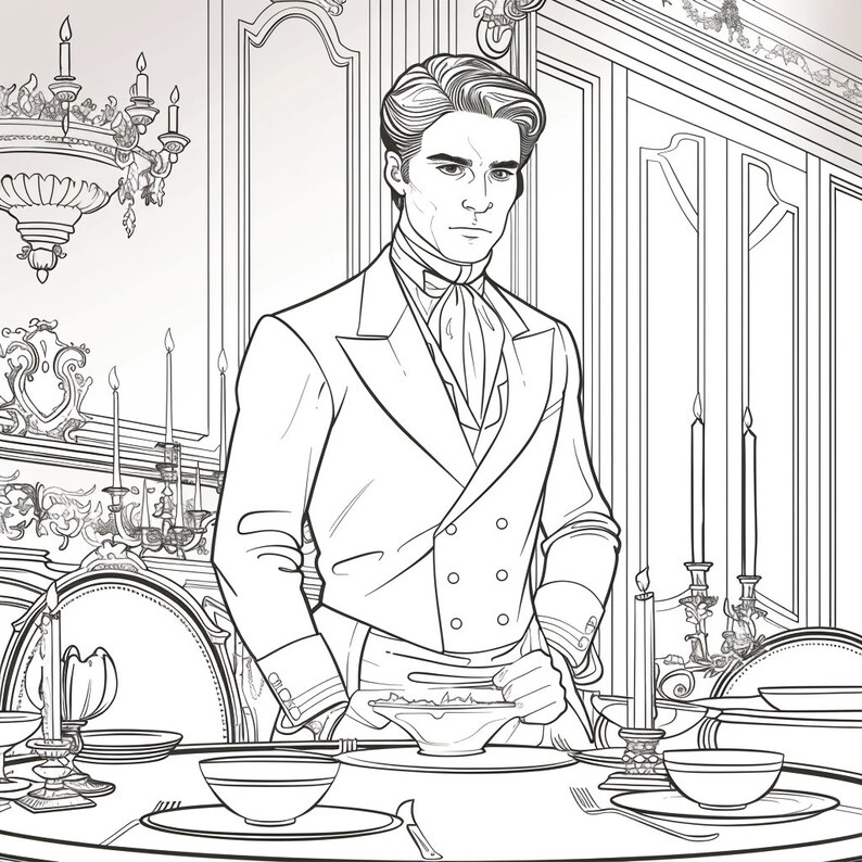 The World of Jane Austen Printable Coloring Sheets Regency Coloring ...