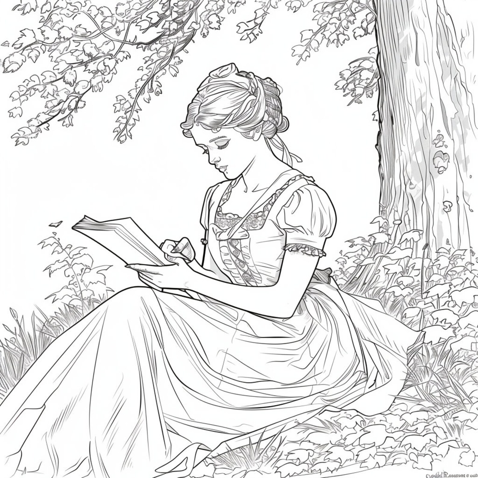The World of Jane Austen Printable Coloring Sheets Regency Coloring ...
