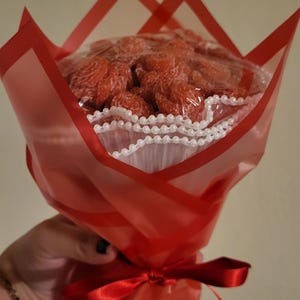 Red Candy Roses - Etsy