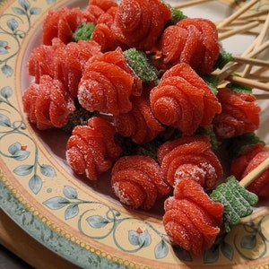 Red Candy Roses - Etsy