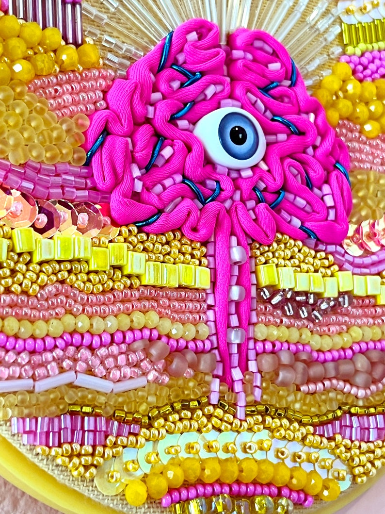 Brain Matter Beaded Art - Etsy