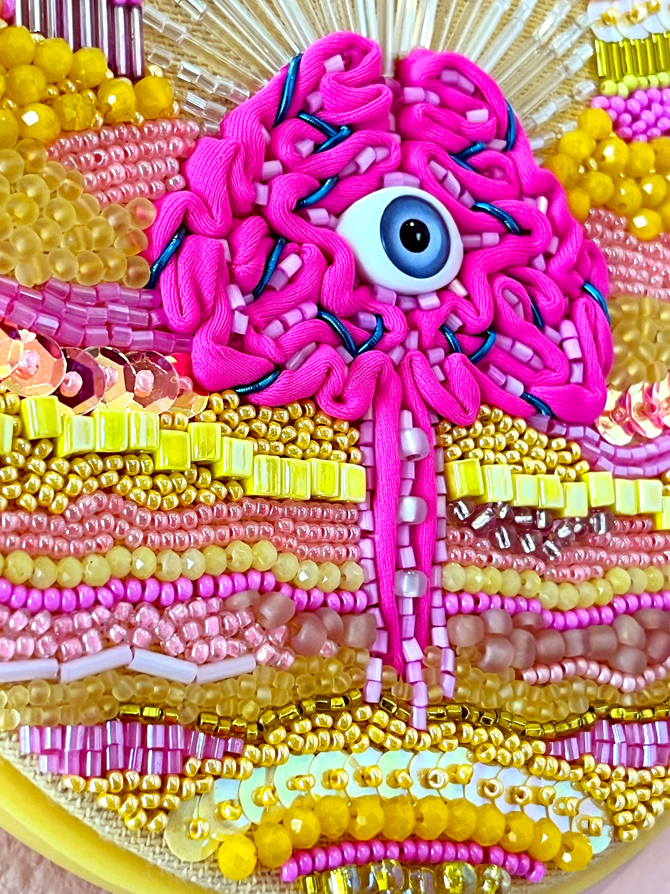 Brain Matter Beaded Art - Etsy