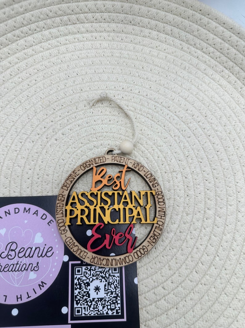 Assistant Principal Maple Ornament: Teacher Appreciation Gift - Etsy