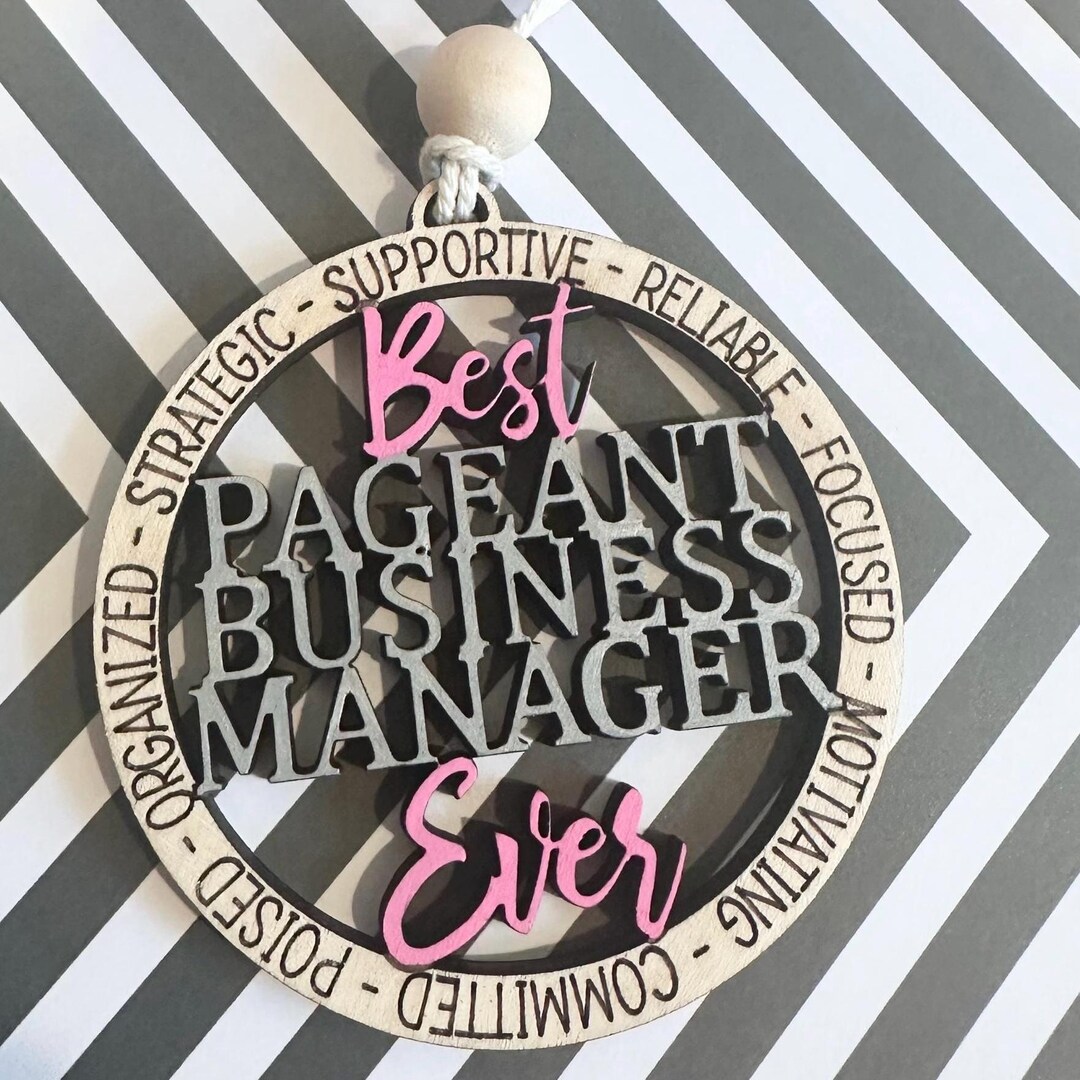 Pageant Director Gift: Handcrafted Maple Ornament - Etsy