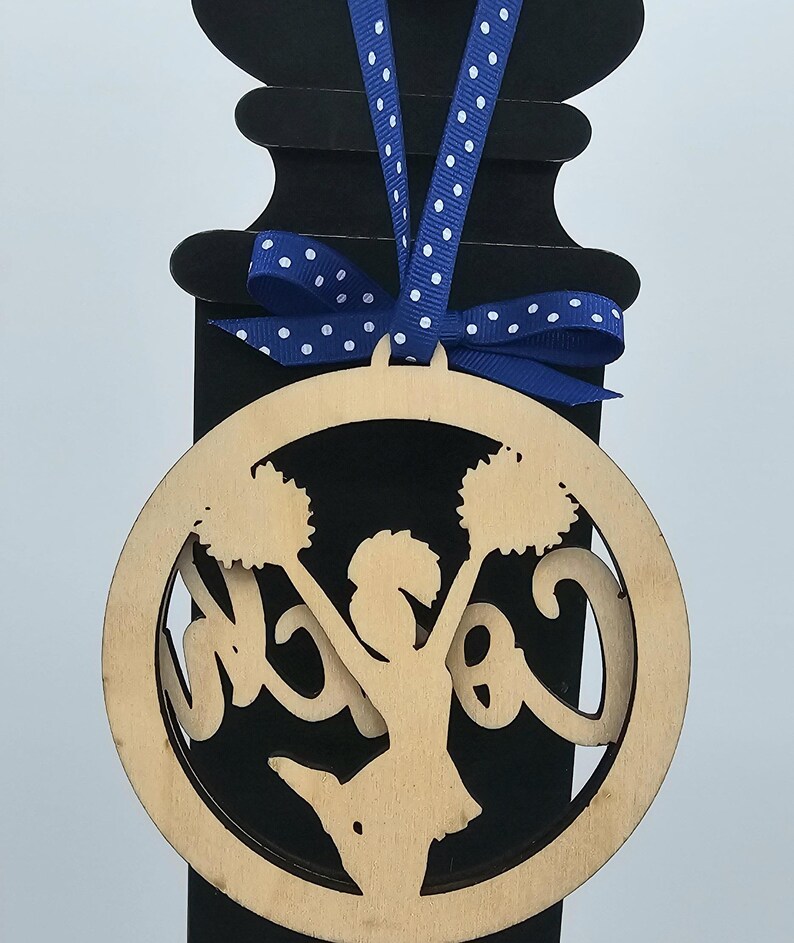 Personalized Cheer Coach Ornament: Birch Wood Keepsake - Etsy