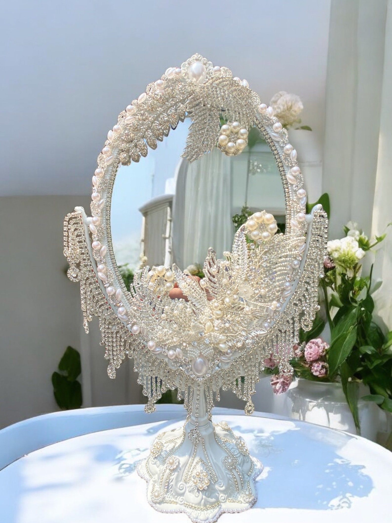 Wedding Set. Bride. Wedding Mirror and Candleholder. Persian Wedding ...