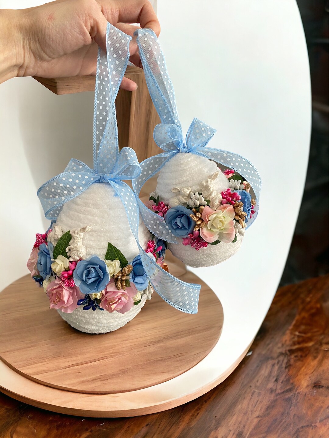 Handmade Easter Egg With Hunger. Easter Eggs Set. Easter Gift. Easter ...