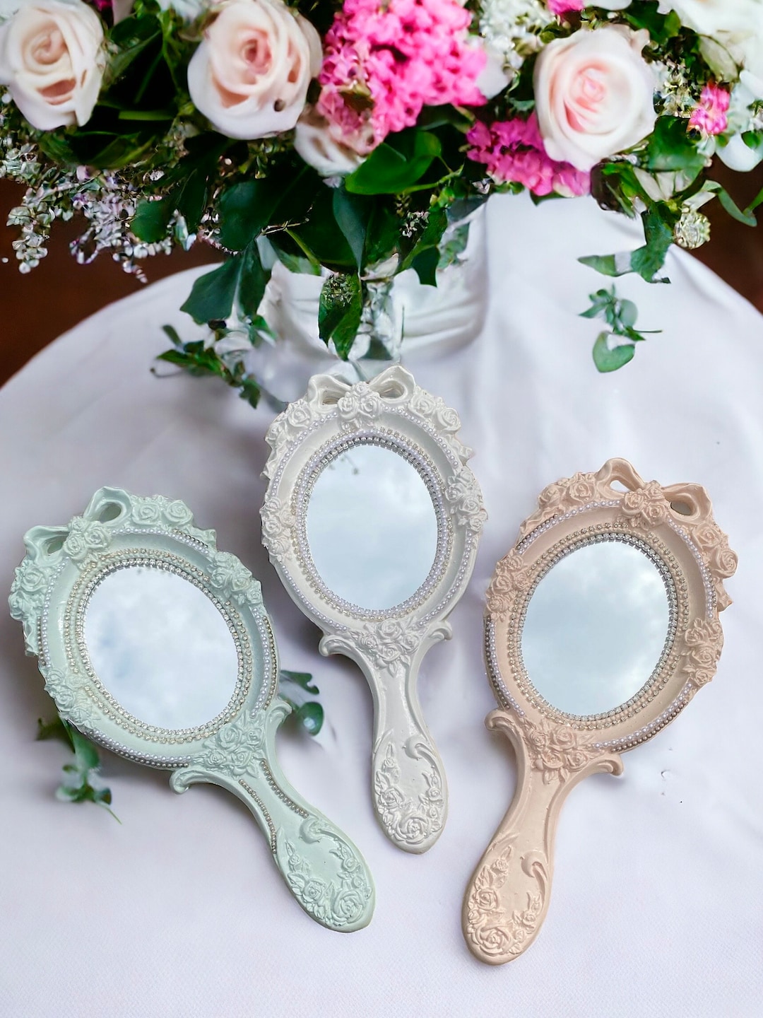 Handmade Mirror for Bride. Wedding Mirror. Gift. Bridal Mirror. Wedding ...