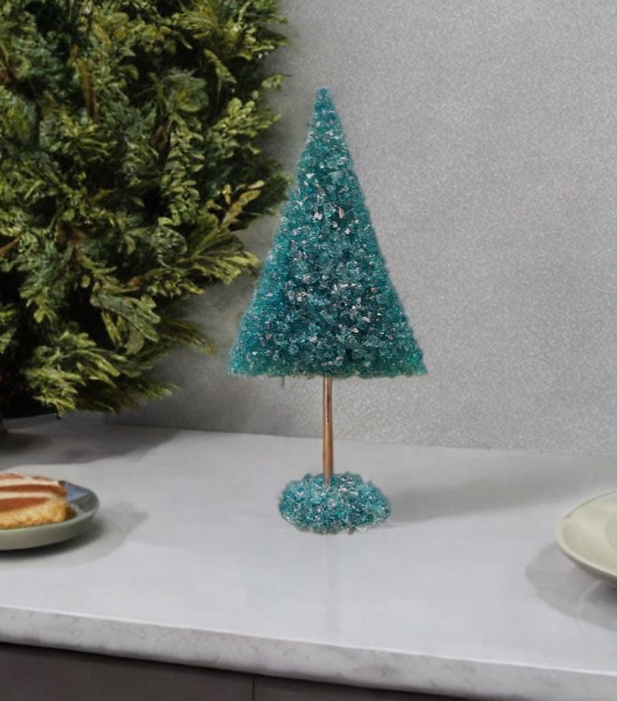 Colorful Glass and Resin Tree Sculpture, Modern Art, Christmas ...