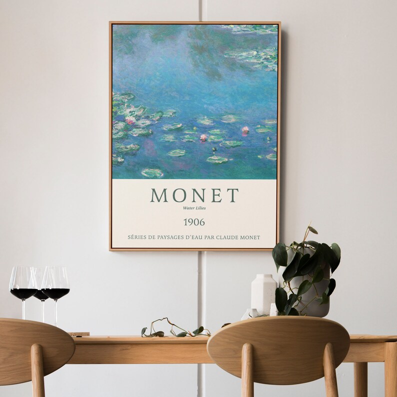 Claude Monet Print Digital Download Wall Art Print for Gallery Wall Art ...