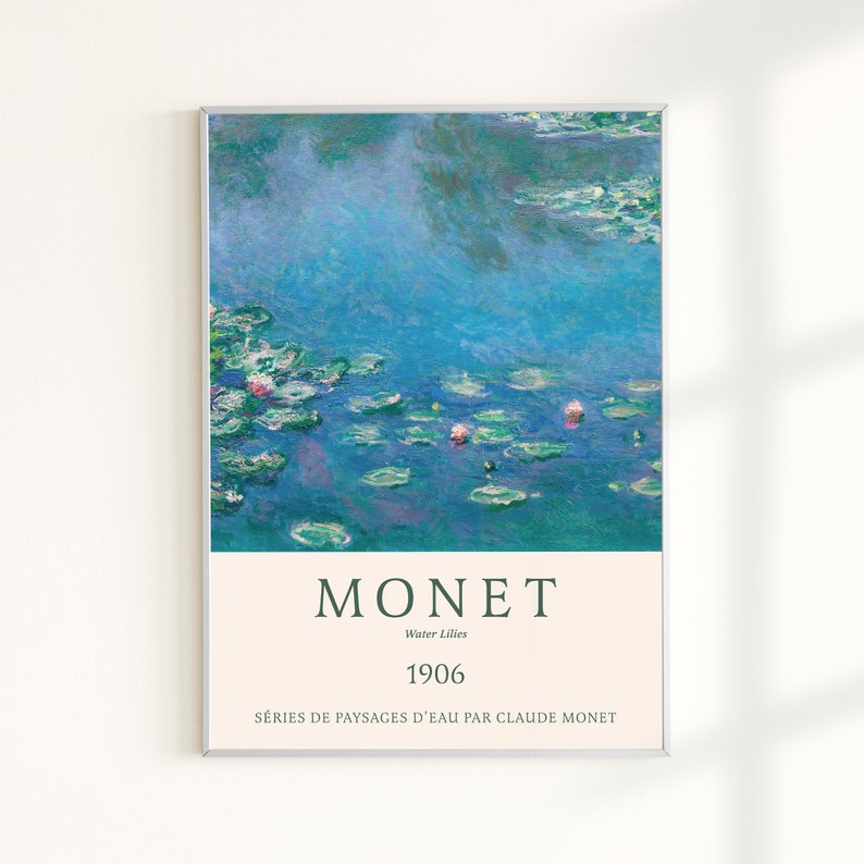 Claude Monet Print Digital Download Wall Art Print for Gallery Wall Art ...