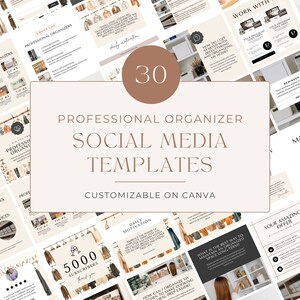 Organizer Social Media Templates | Social Media Planner Bundle ...
