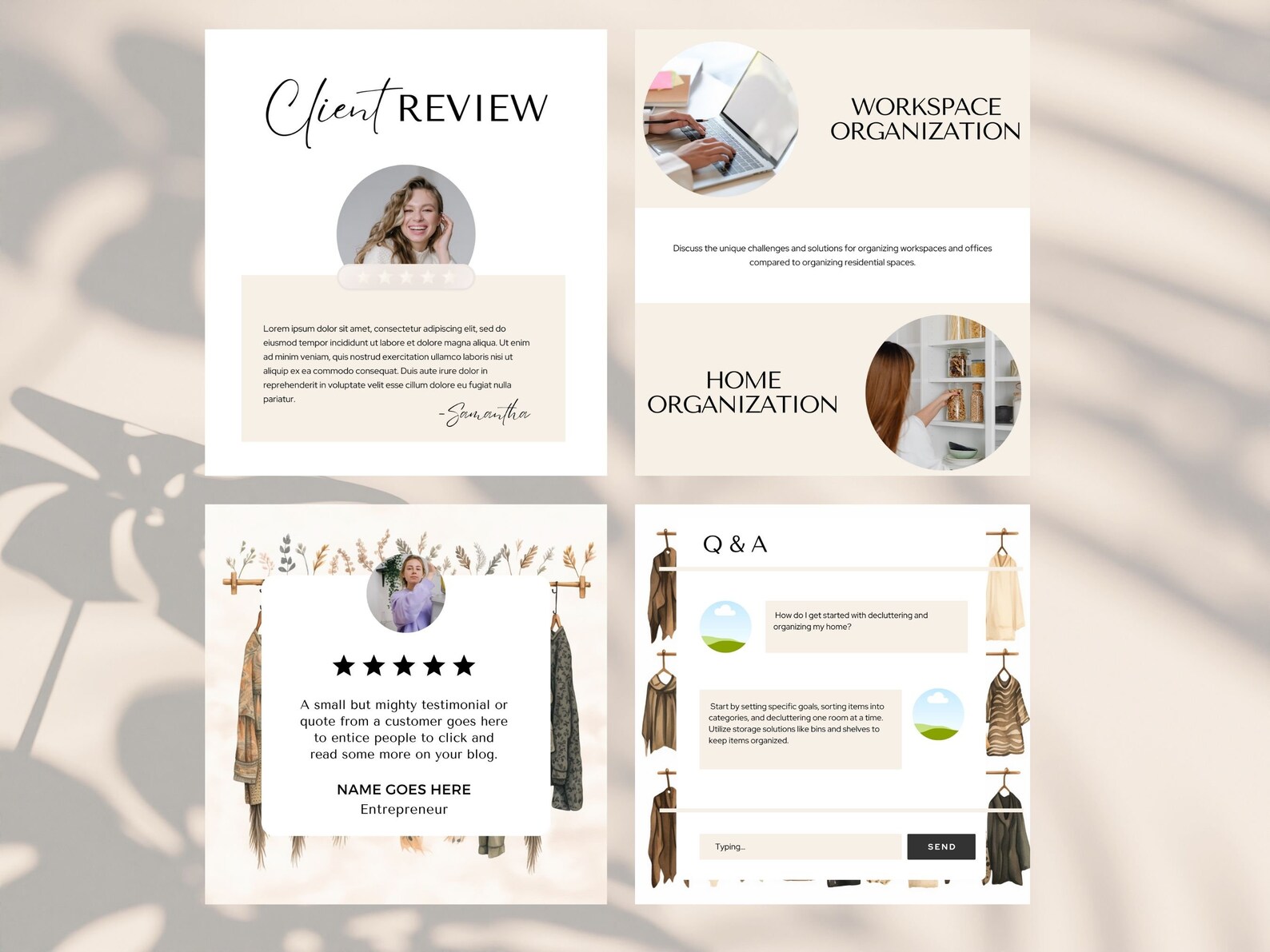 Organizer Social Media Templates | Social Media Planner Bundle ...