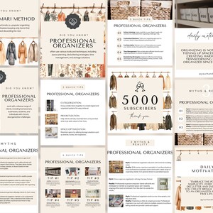 Organizer Social Media Templates | Social Media Planner Bundle ...