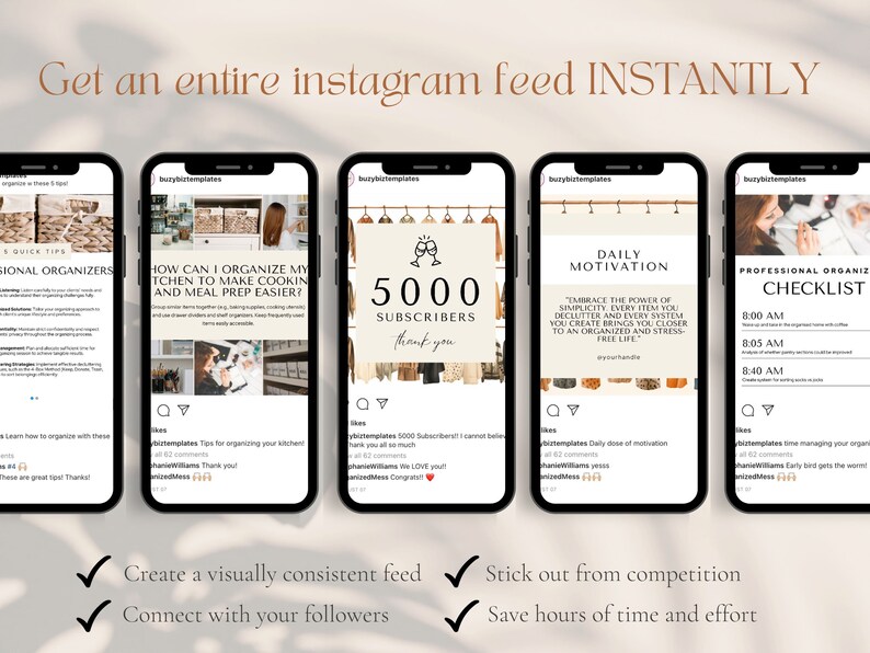 Organizer Social Media Templates | Social Media Planner Bundle ...