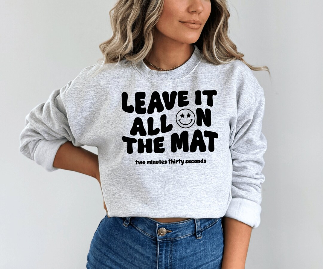 Leave It All on the Mat SVG, Cheer SVG, Cheer Shirt, Cheerleading ...