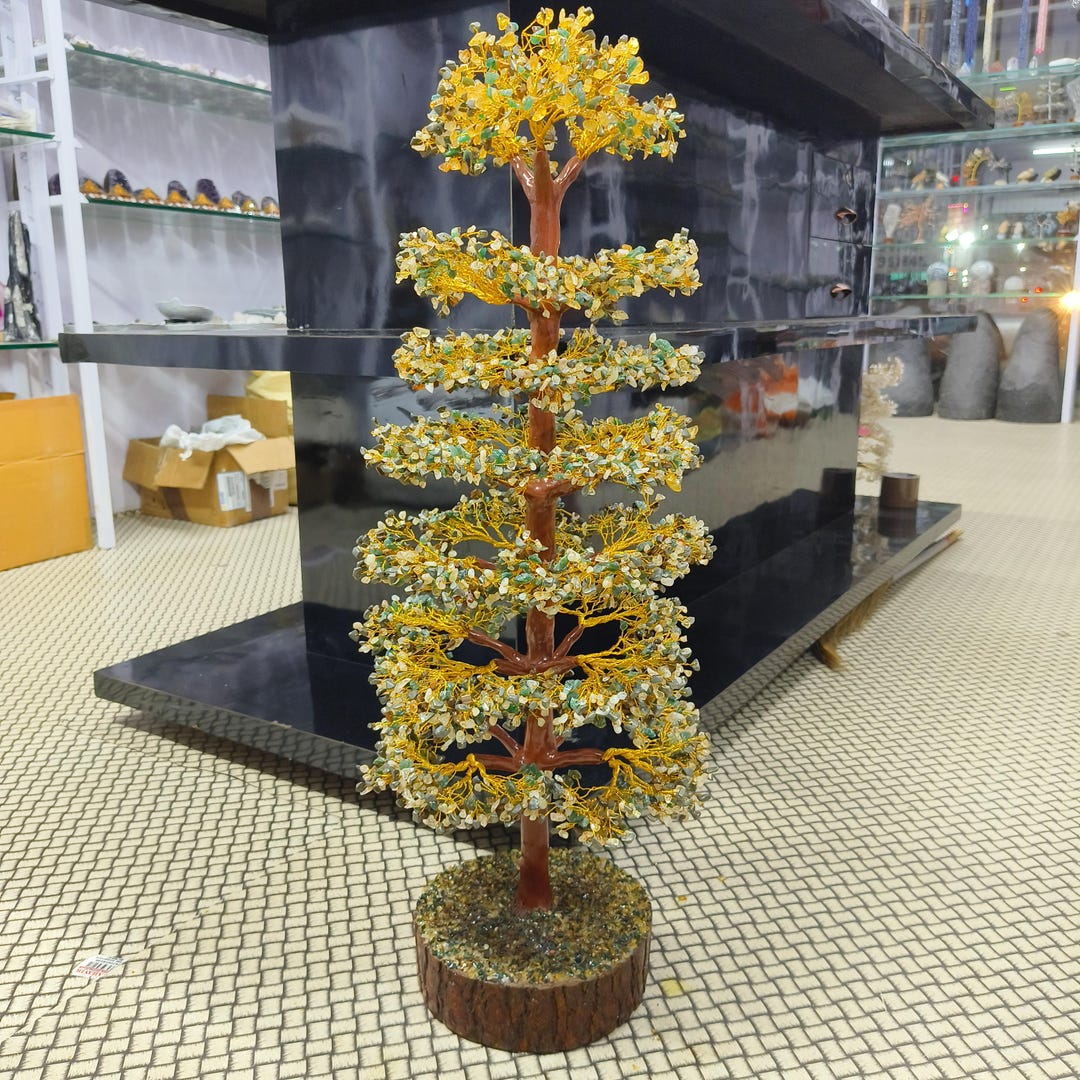 Money Magnet Crystal Tree - 5000 Chips - Gemstone Tree for Positive ...
