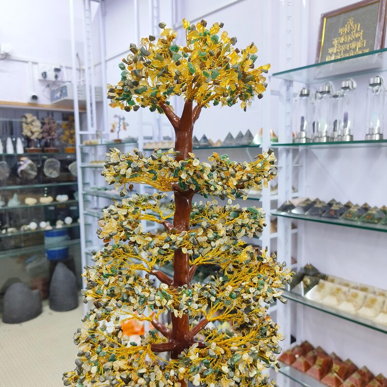 Money Magnet Crystal Tree - 5000 Chips - Gemstone Tree for Positive ...