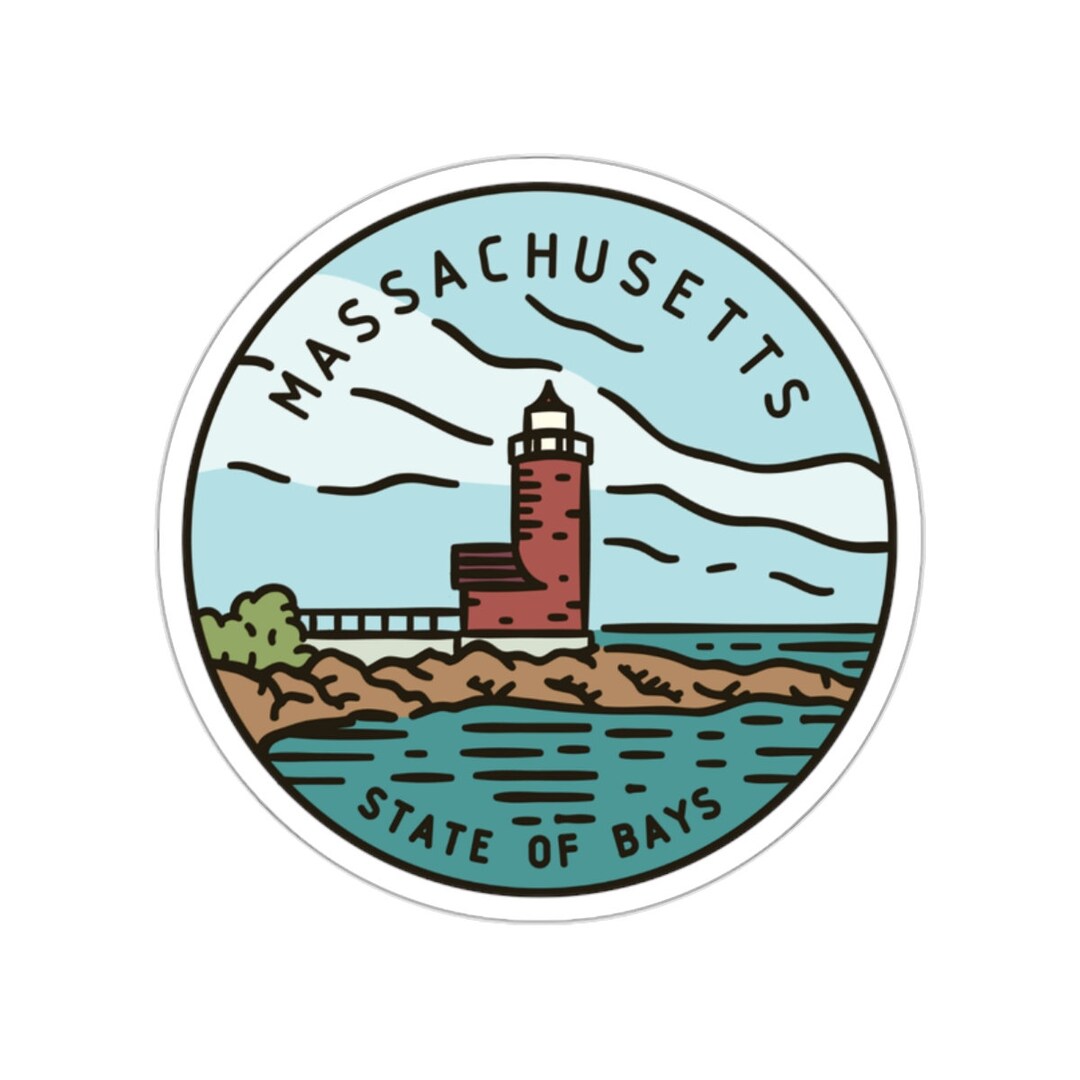 Massachusetts State Die Cut Vinyl Indoor Outdoor Sticker Decor for Your ...