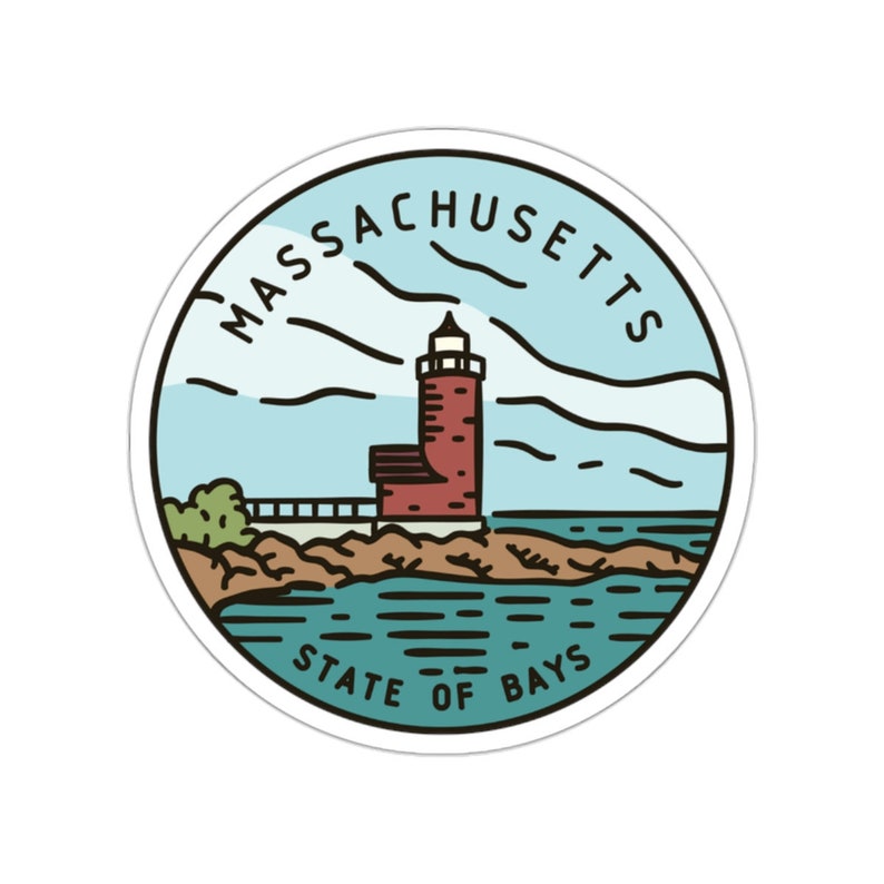 Massachusetts State Die Cut Vinyl Indoor Outdoor Sticker Decor for Your ...