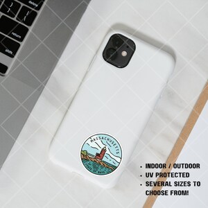 Massachusetts State Die Cut Vinyl Indoor Outdoor Sticker Decor for Your ...