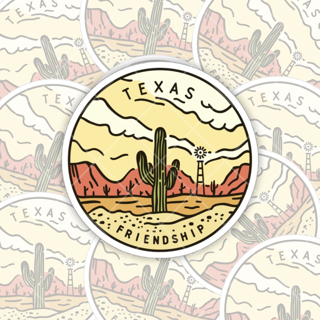 Texas Sticker: Die Cut Vinyl, Adventure Decor - Etsy