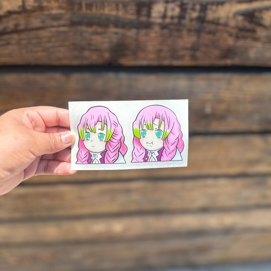 Pink Hashira V1 Anime Sticker || Vinyl Decal || - Etsy