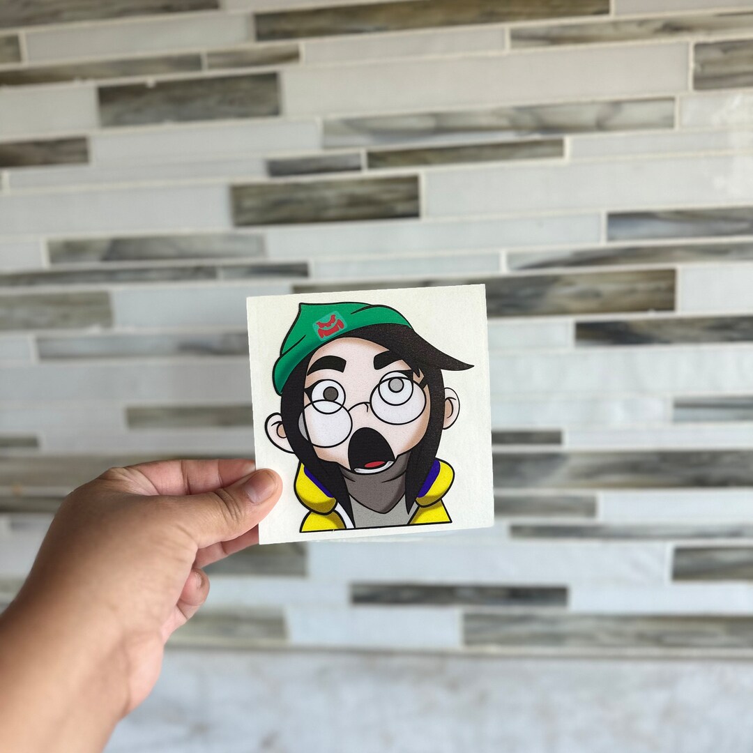 Surprised Kj Sticker || Vinyl Decal || Gaming Sticker - Etsy