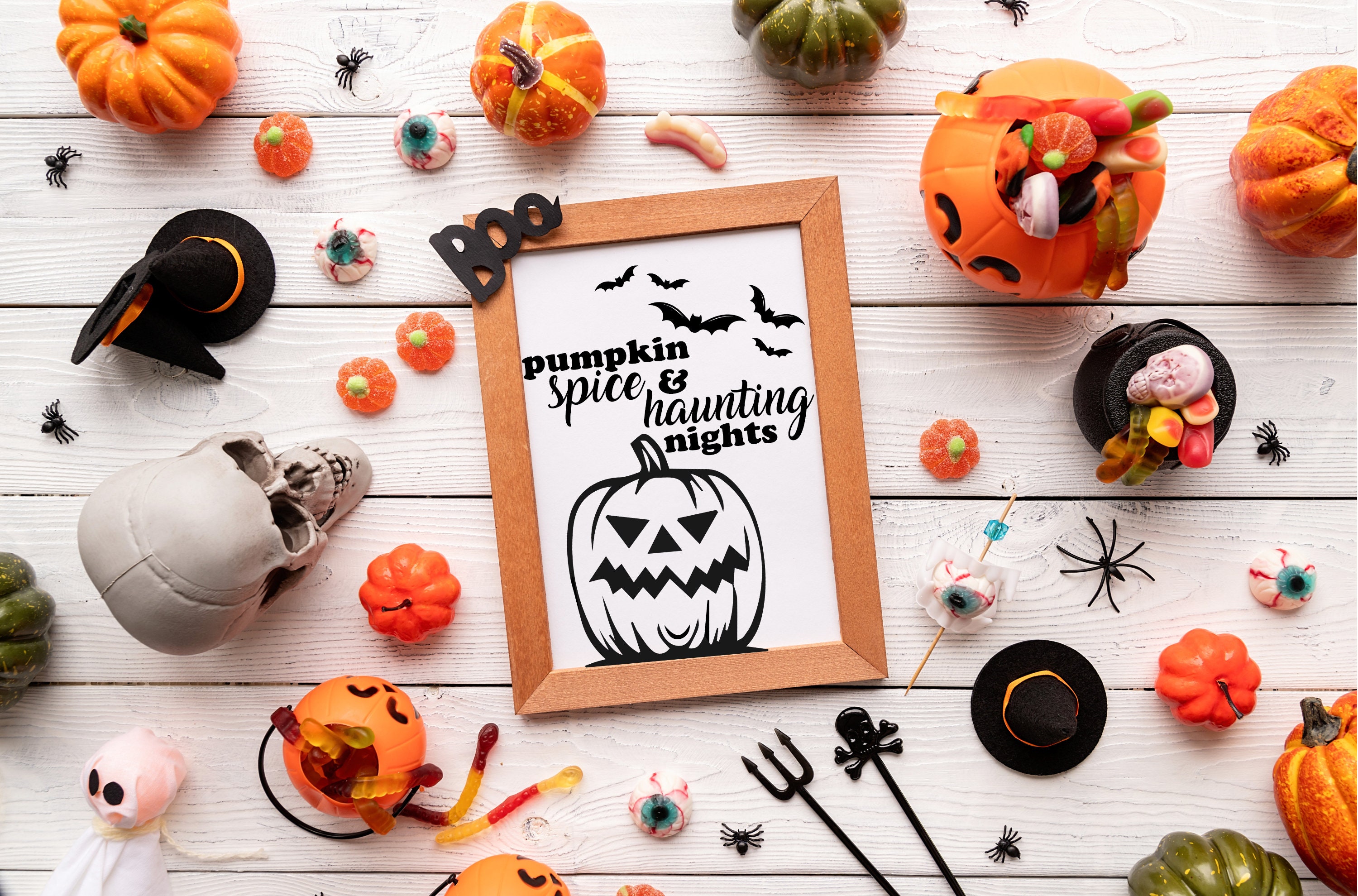 Halloween Bundle, SVG PNG Clipart Bundle, Transparent, Spooki Clipart ...