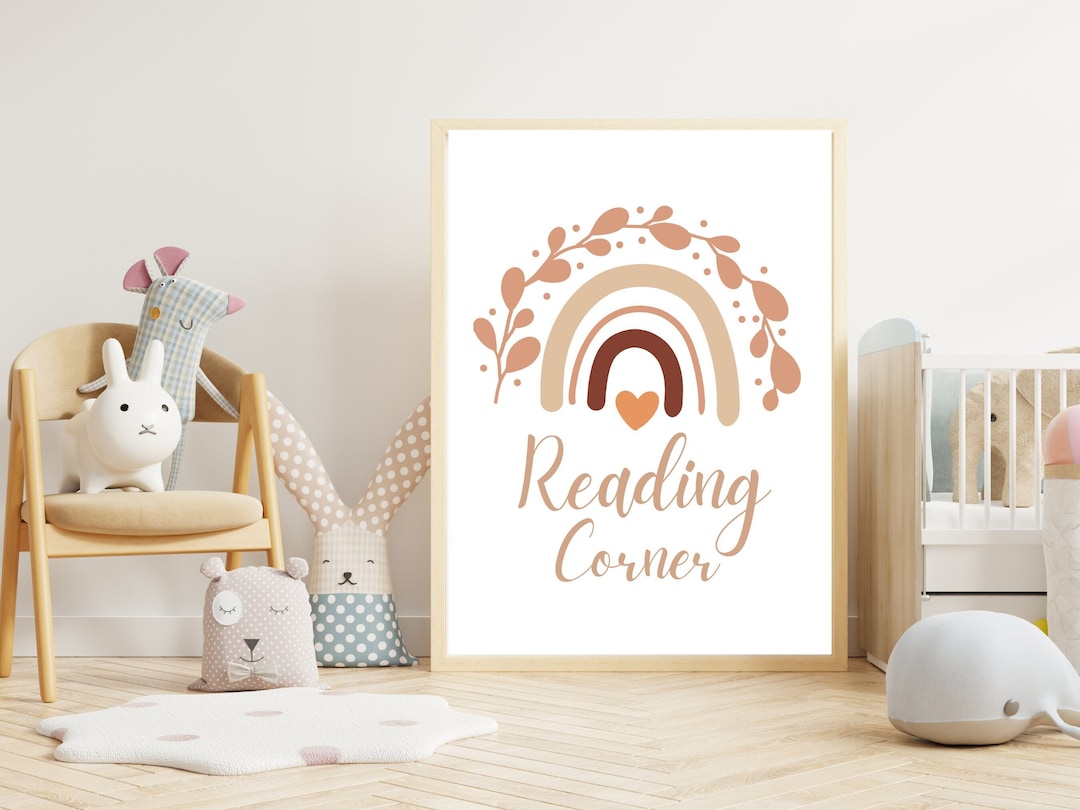 Charming Reading Corner Sign, Classroom Signage, Reading Décor ...