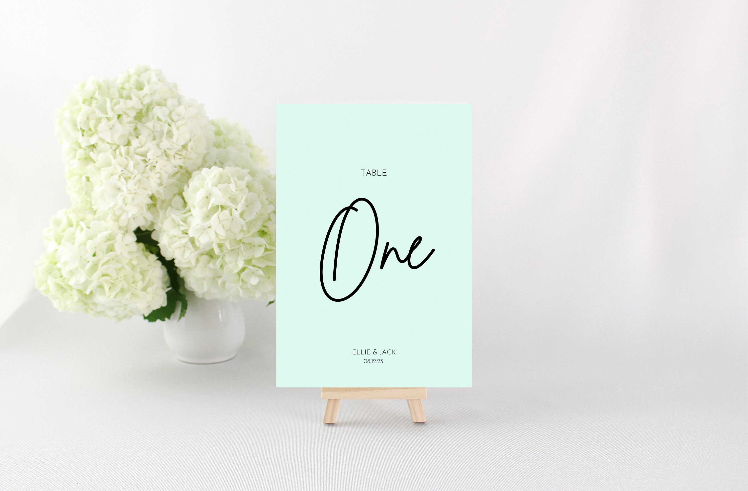Printable Wedding Table Numbers, Instant Download Table Numbers, DIY ...