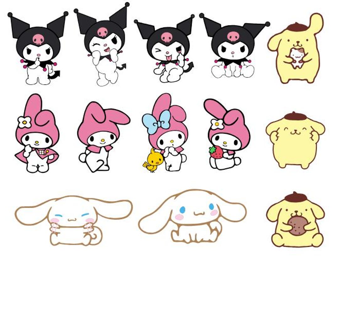 Kawaii Bundle Svg - Etsy