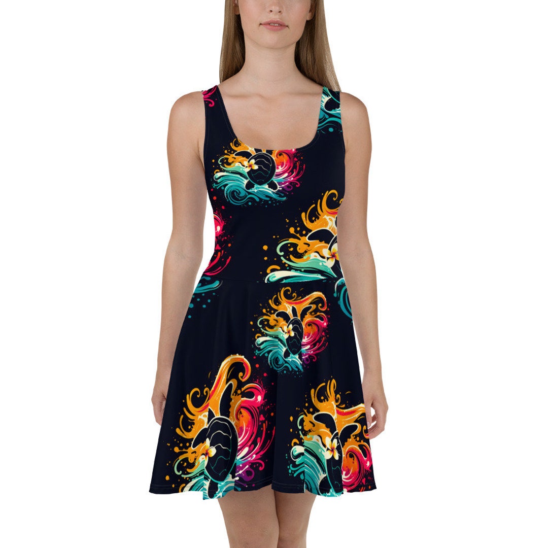 Hawaiian Sea Turtle Dress - Etsy