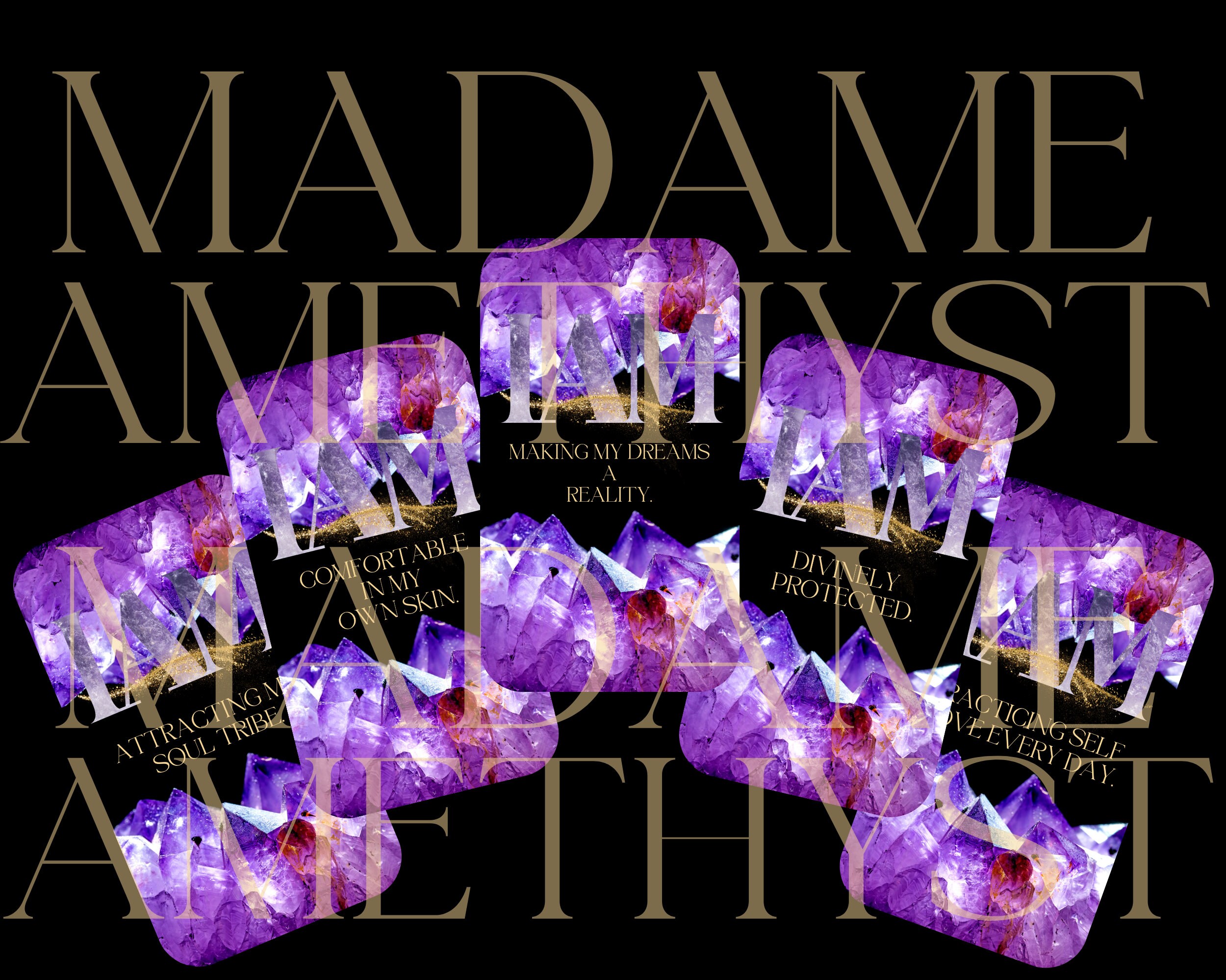 Amethyst Affirmations Printable Deck - Etsy