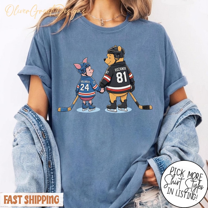 Hollanov Heated Rivalry Retro Collage Shirt, Shane Hollander & Ilya ...