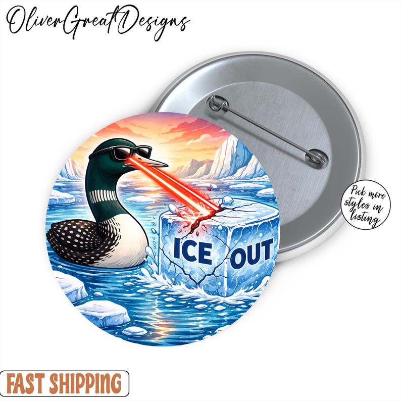 Ice Out Now Button, Minnesota Nice Not Ice Pin, Protest Sticker ...