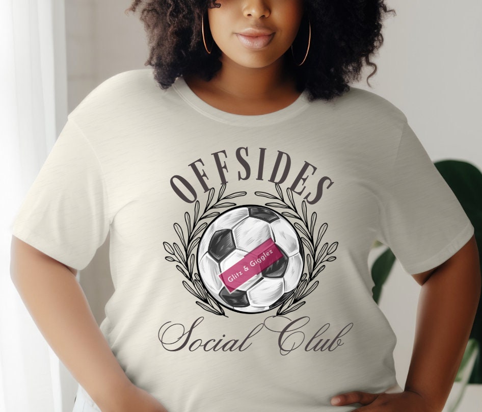 Offsides Social Club Soccer Black PNG - Etsy