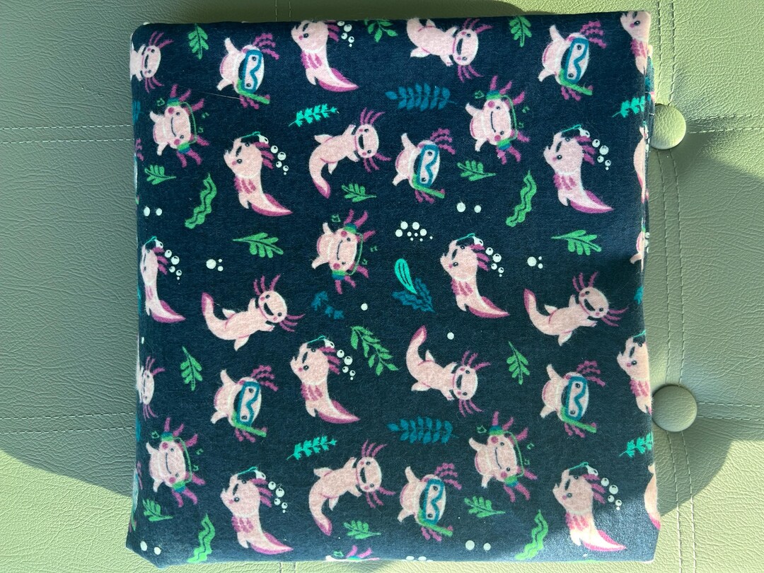 Axolotls Flannel Blanket-2 Layer, Extra Largeat Least 39in X 39in, Some ...