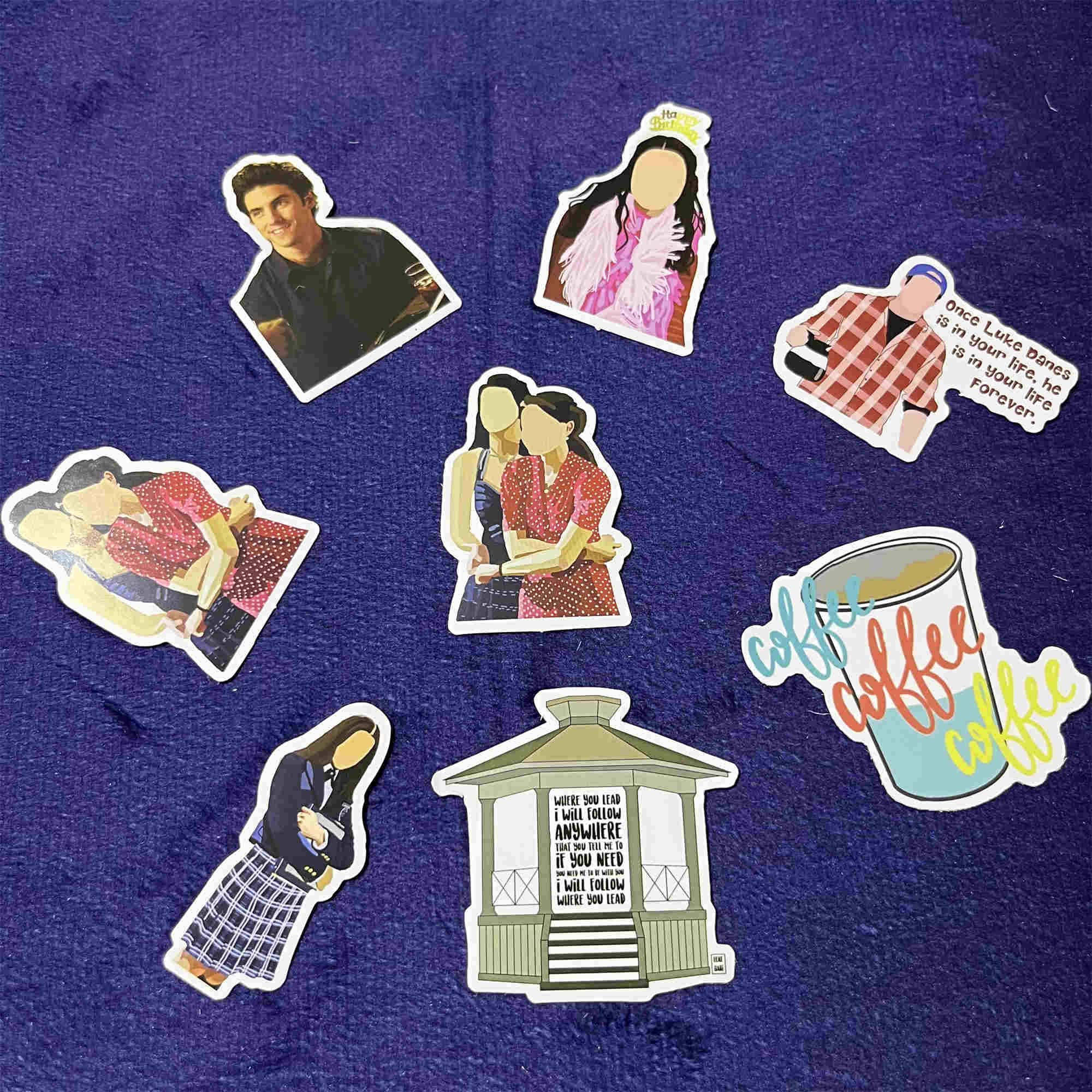 50x Gilmore Girls Cartoon DIY Stickers Graffiti Decals Laptop - Etsy UK