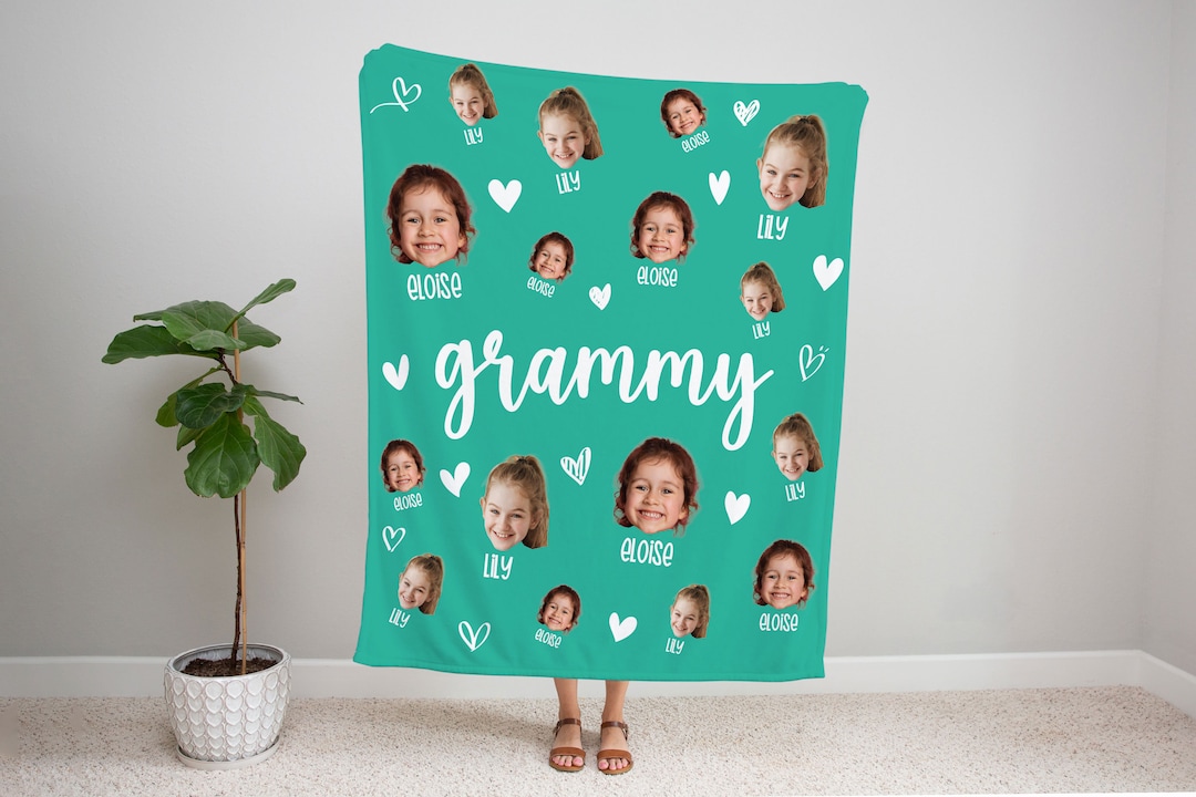 Custom Face Blanket, Personalized Name Blanket, Customized Blanket With ...