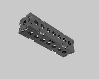 Fabrication Block Fab Block 4x8 DXF Files - Etsy