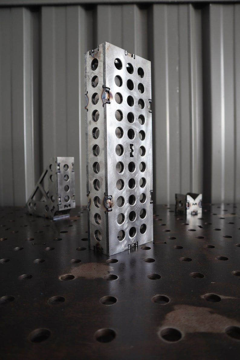 300mm Block Welding Fixture DXF - Etsy